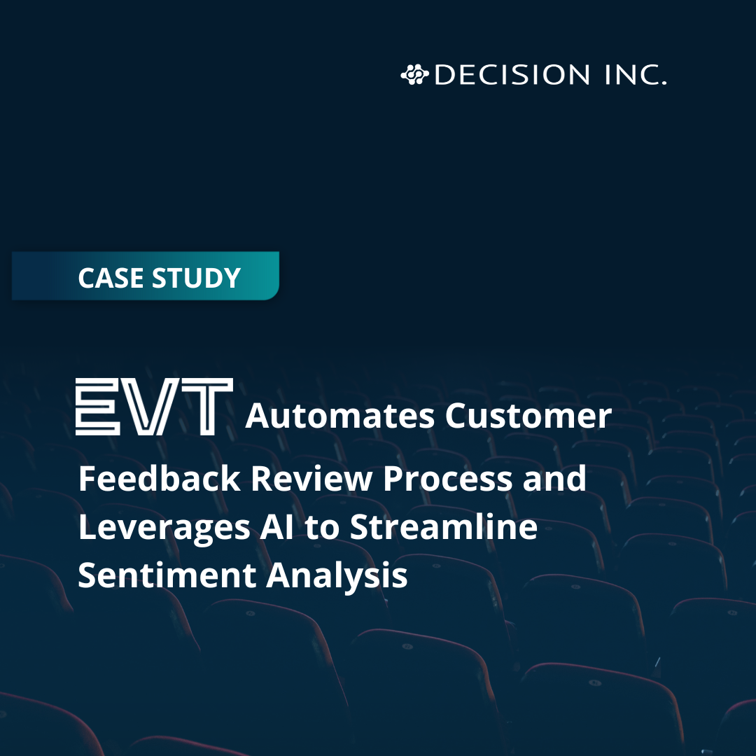 EVT leverages AI to automate customer feedback process